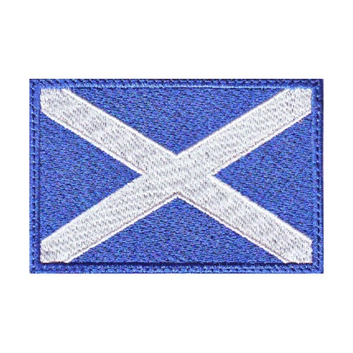 Scotland Flag Embroidered Patch - Etsy
