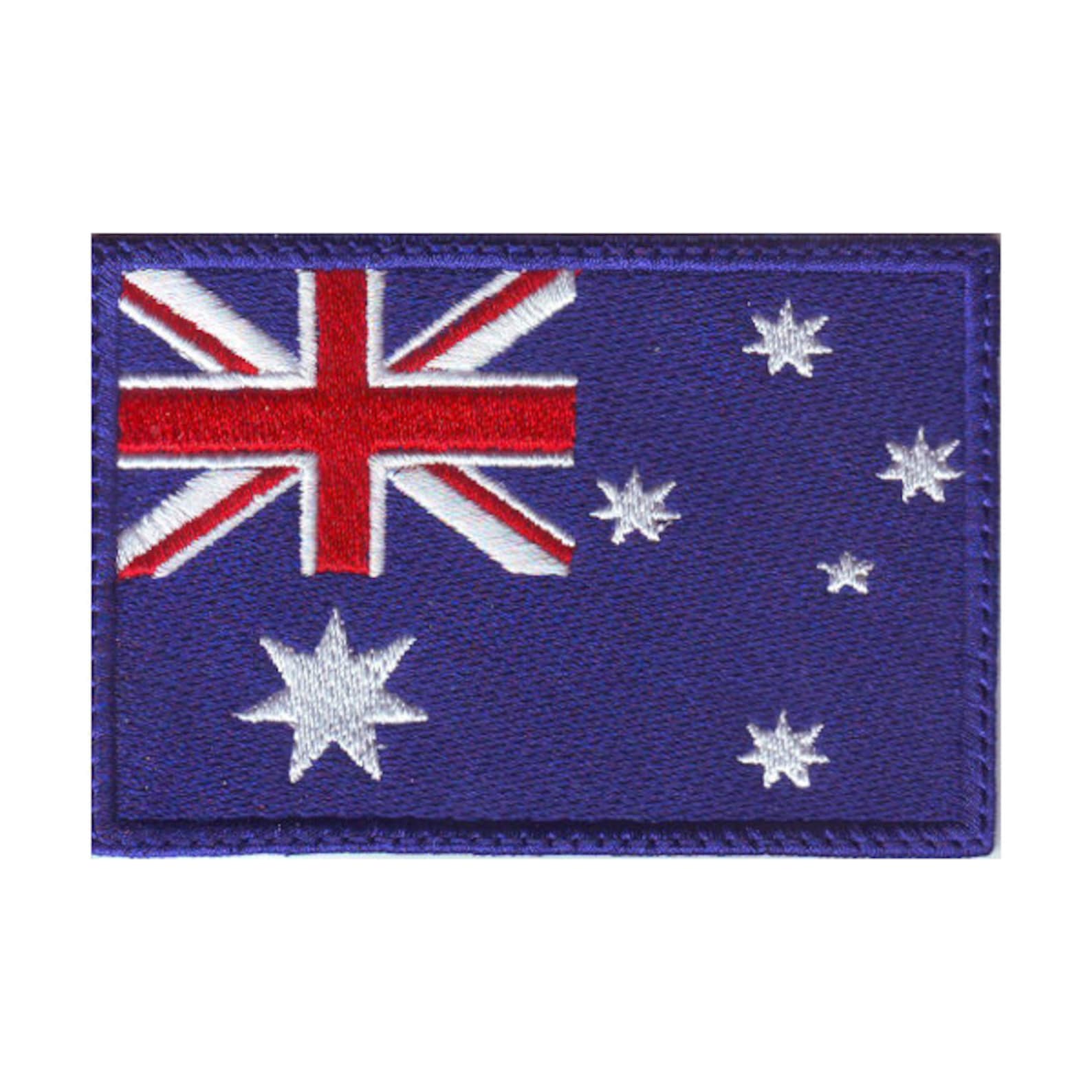 Australia Flag Embroidered Patch - Etsy