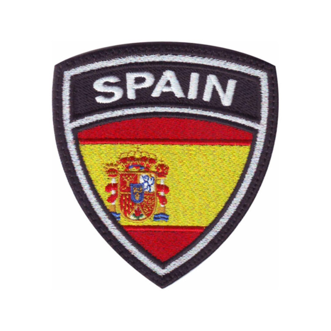 Spain Crest Flag Embroidered Patch - Etsy