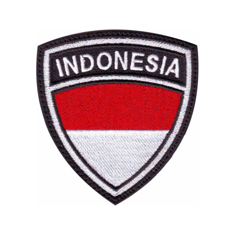 Indonesia Crest Flag Embroidered Patch - Etsy