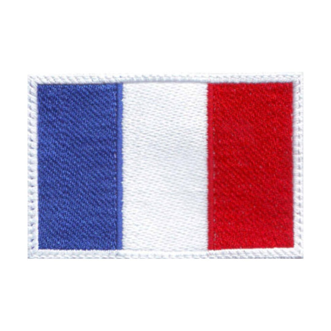 France Flag Embroidered Patch - Etsy