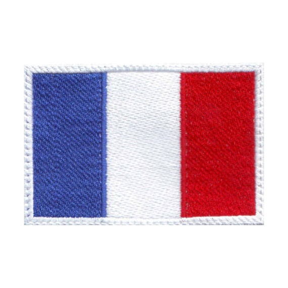 France Flag Embroidered Patch | Etsy