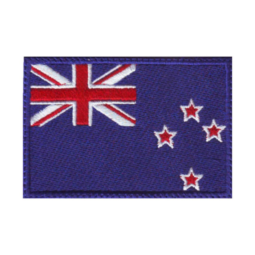 New Zealand Flag Embroidered Patch - Etsy