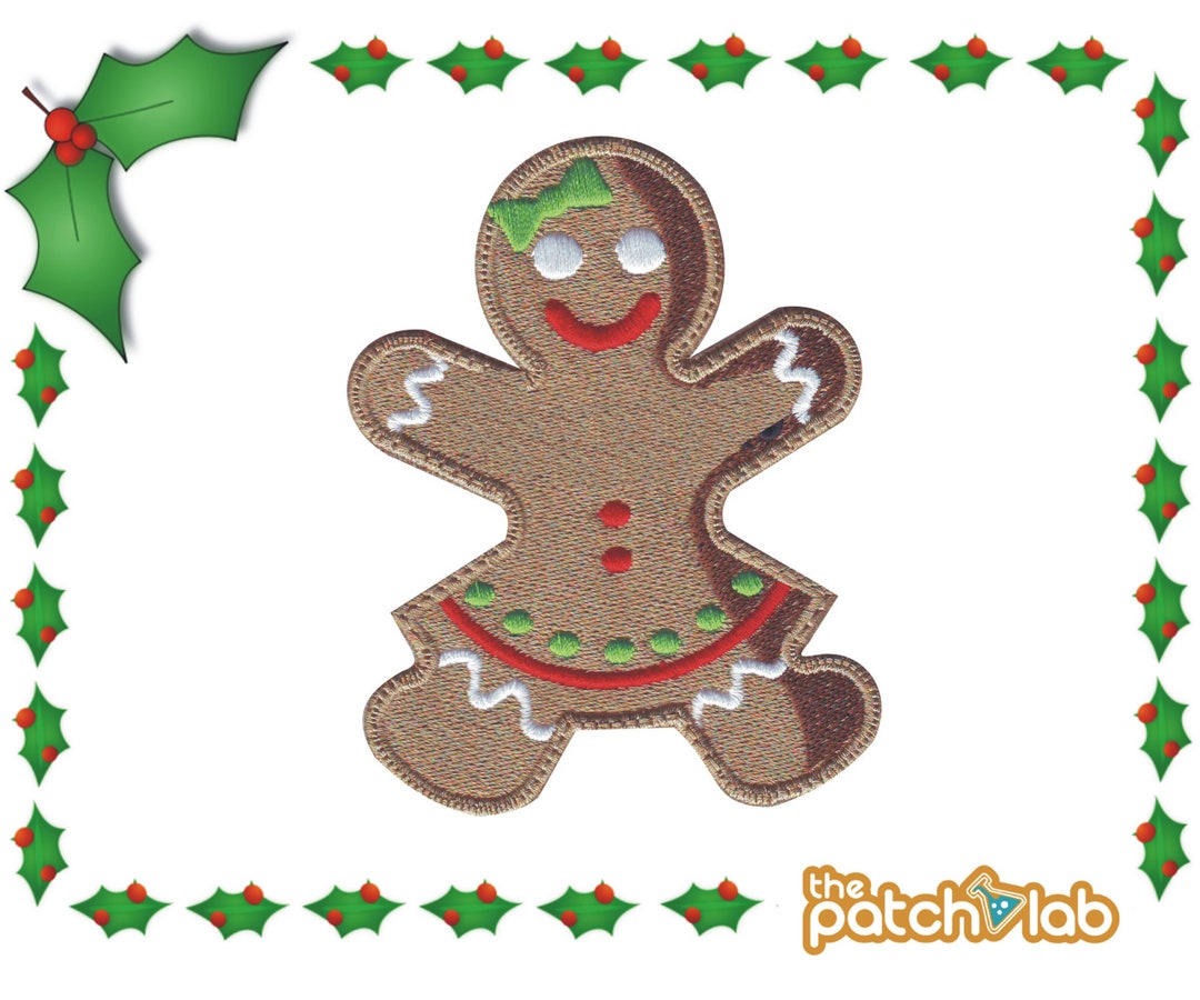 Gingerbread Girl Embroidery Machine Design for Instant Download - Etsy