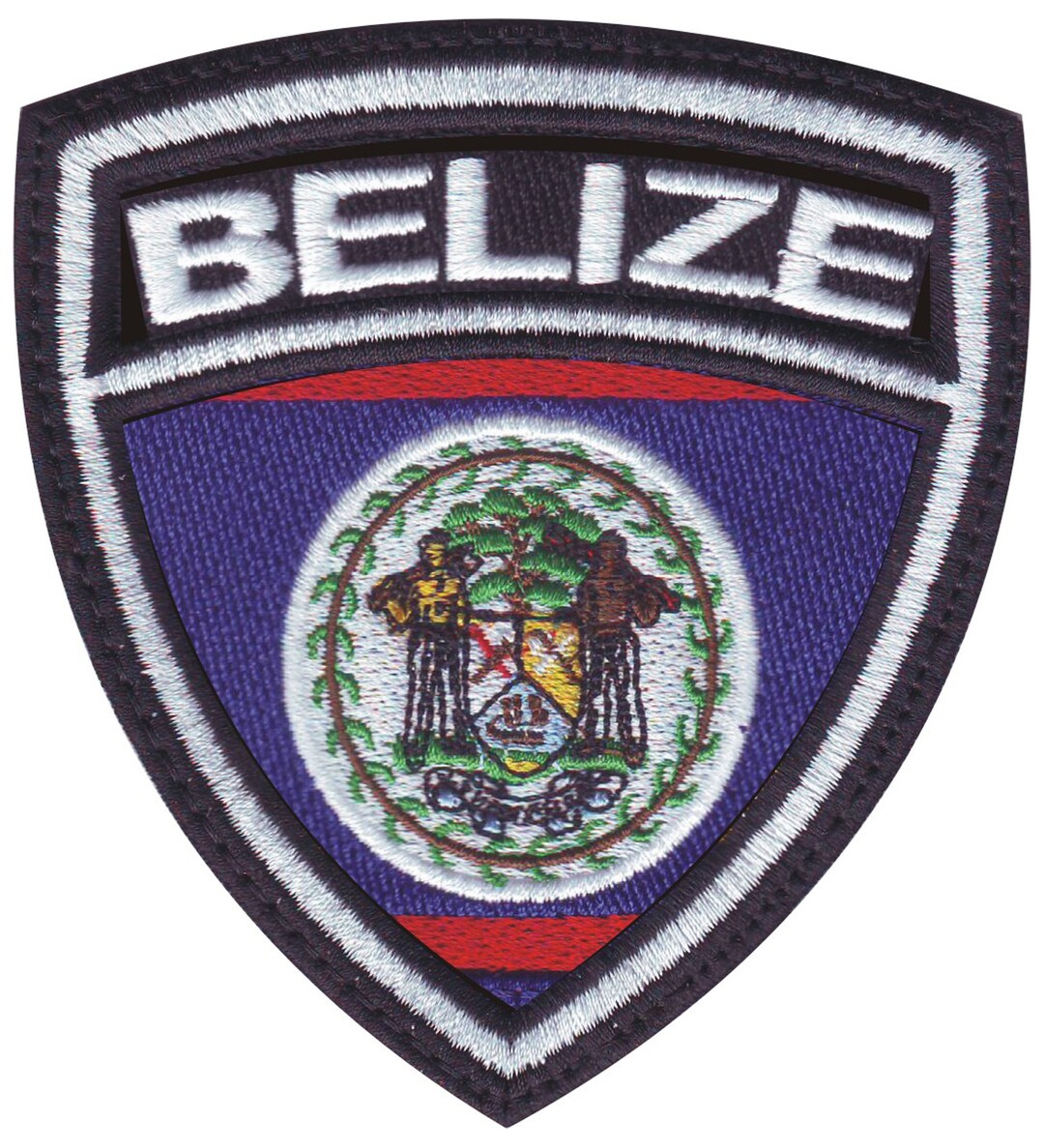 Belize Crest Flag Embroidered Patch - Etsy