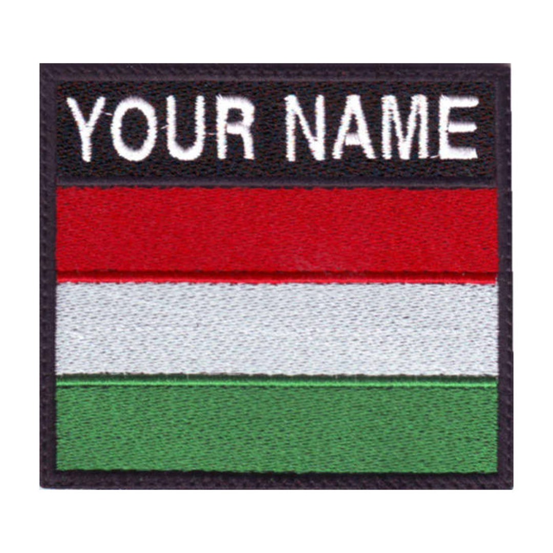 Hungary Personalized Badge Flag Embroidered Patch - Etsy