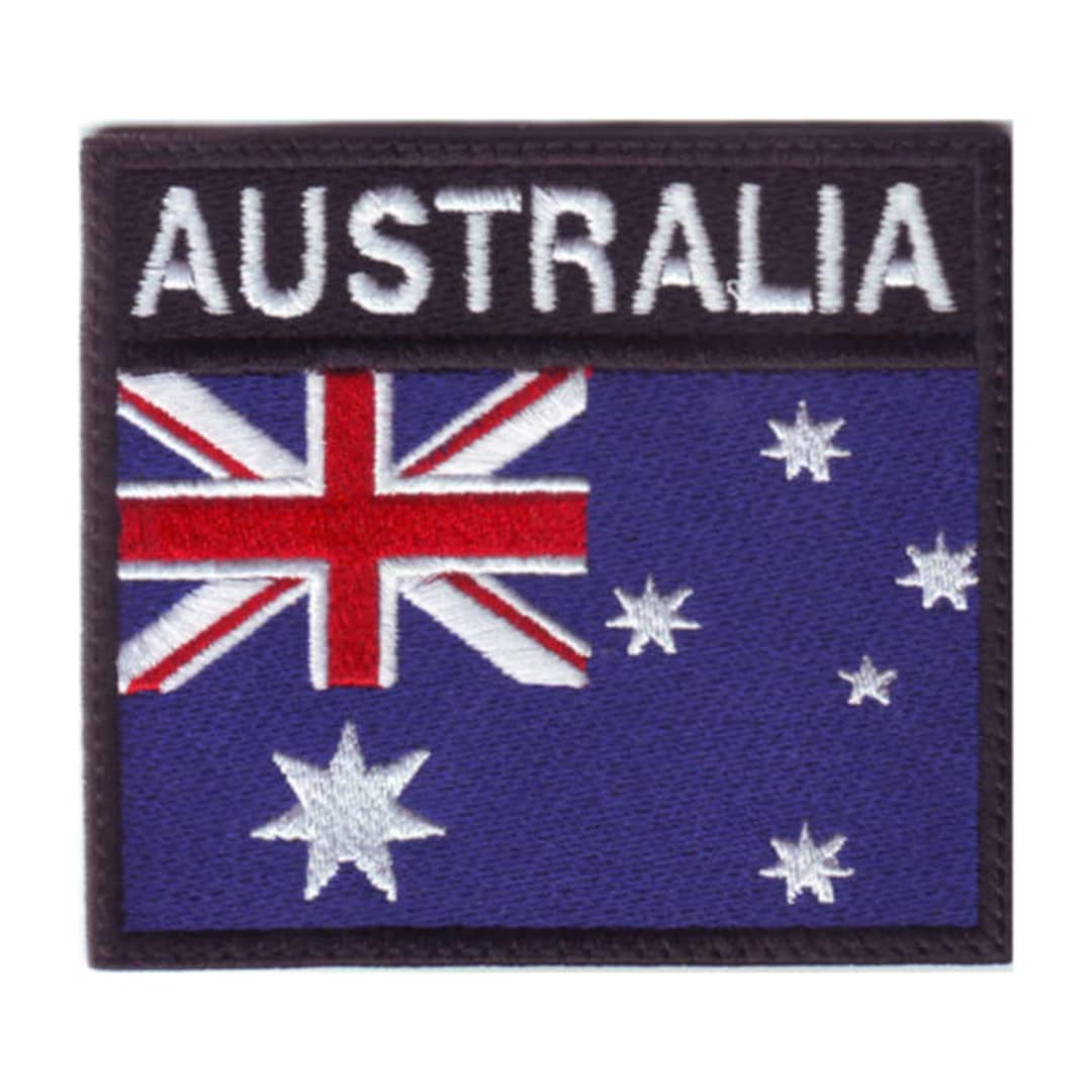 Australia Badge Flag Embroidered Patch - Etsy