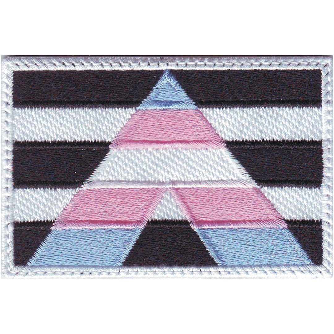 Ally Transgender Pride Flag Embroidered Patch - Etsy