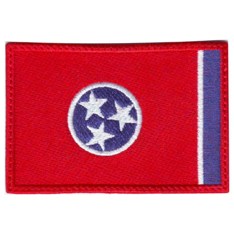 Tennessee Flag Embroidered Patch | Etsy