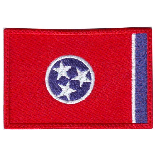 Tennessee Flag Embroidered Patch - Etsy