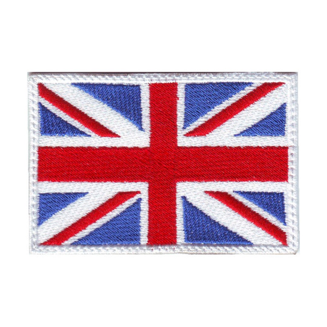 UK Union Jack Flag Embroidered Patch - Etsy
