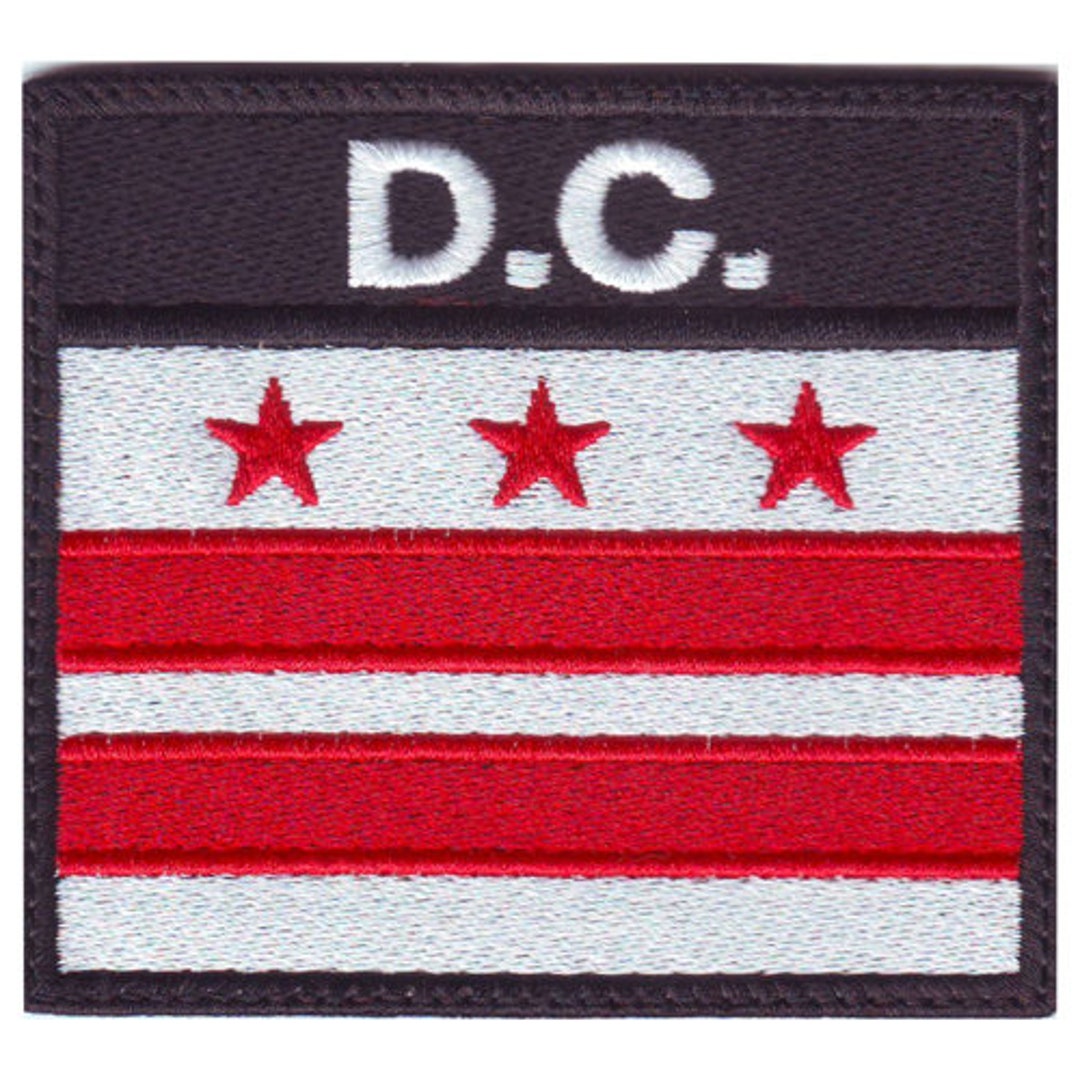 Washington D.C. Badge Flag Embroidered Patch - Etsy
