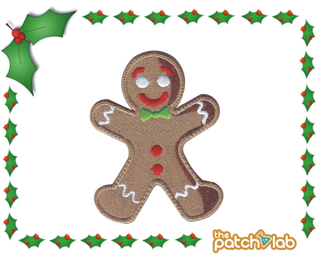 Gingerbread Boy Embroidery Machine Design for Instant Download - Etsy