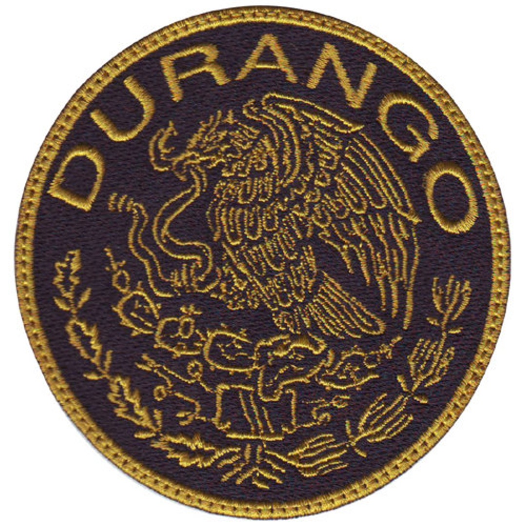 Durango Mexico Eagle Shield Embroidered Patch - Etsy