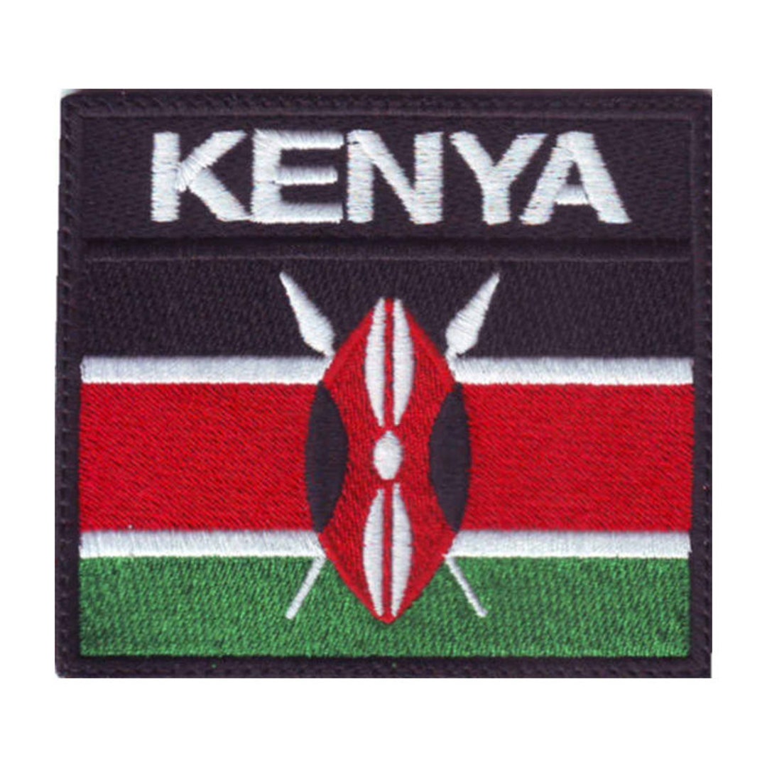 Kenya Badge Flag Embroidered Patch - Etsy