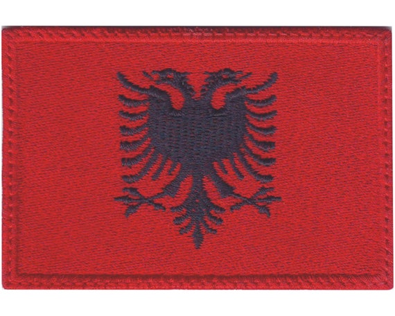 Albania Flag Embroidered Patch - Etsy