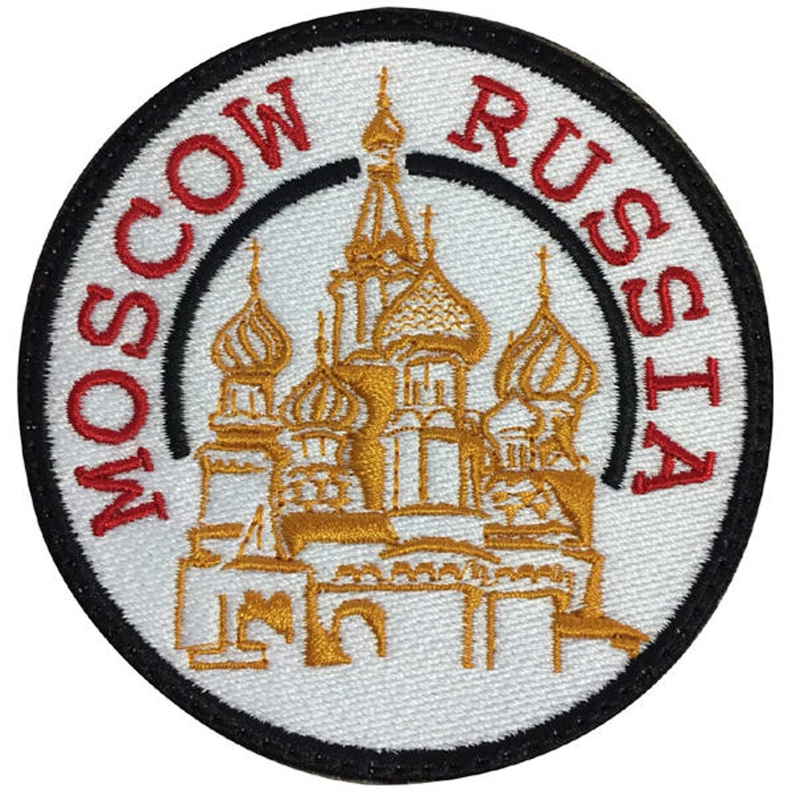 Moscow Russia Embroidered Sew on Patch - Etsy