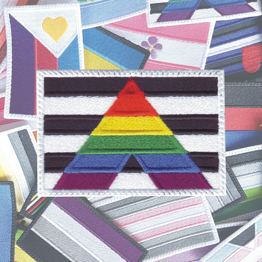Ally Flag Embroidered Patch Pride Flag LGBT+ Community - Etsy