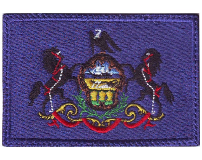 Pennsylvania State Flag Embroidered Patch - Etsy