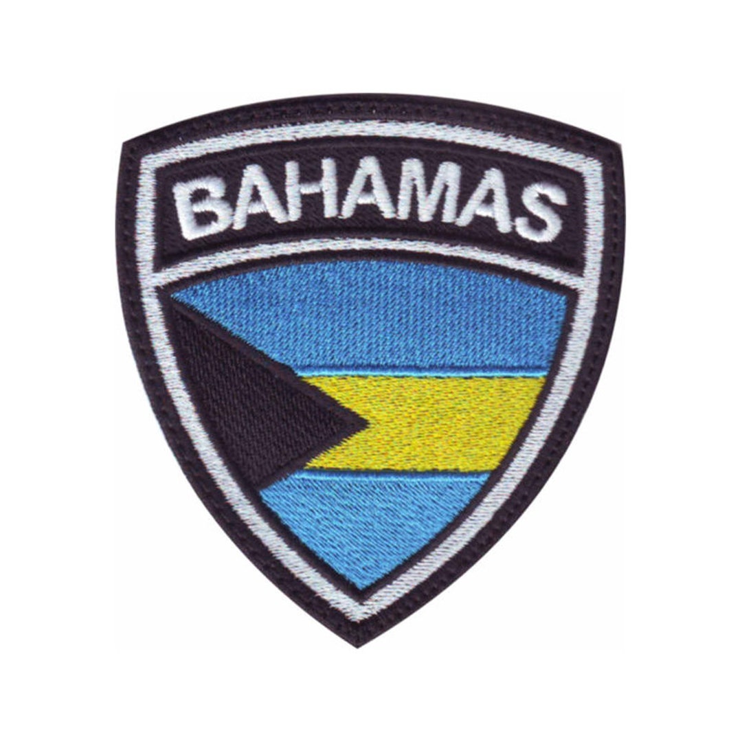 Bahamas Crest Flag Embroidered Patch - Etsy