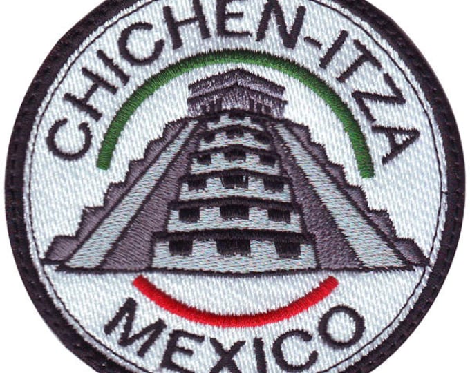 Chichen Itza Mexico Embroidered Patch - Etsy