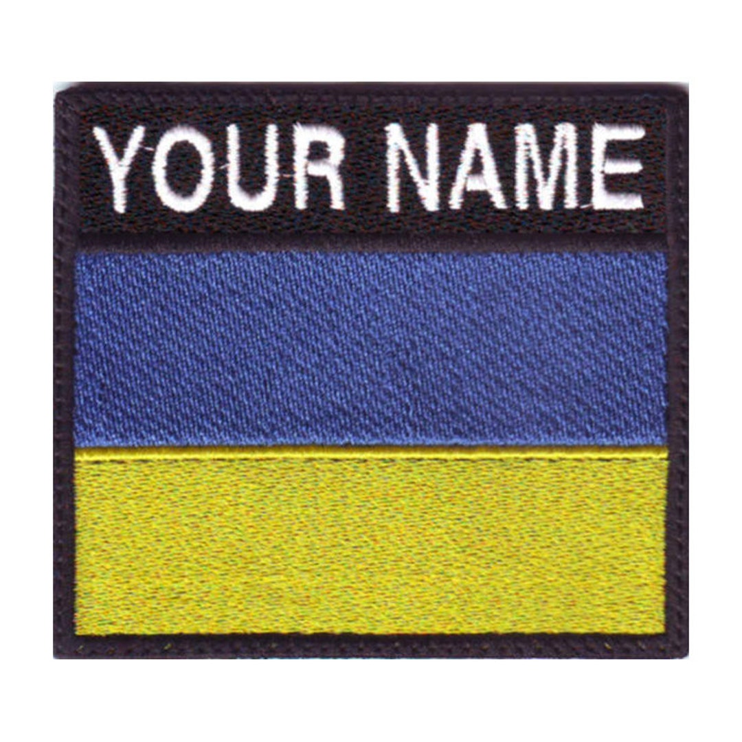Ukraine Personalized Badge Flag Embroidered Patch - Etsy