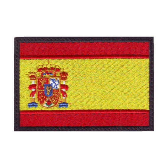 Spain Flag Embroidered Patch | Etsy
