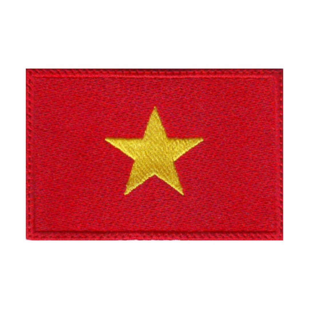 Vietnam Flag Embroidered Patch - Etsy