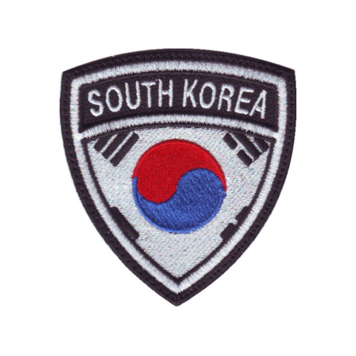 South Korea Crest Flag Embroidered Patch | Etsy