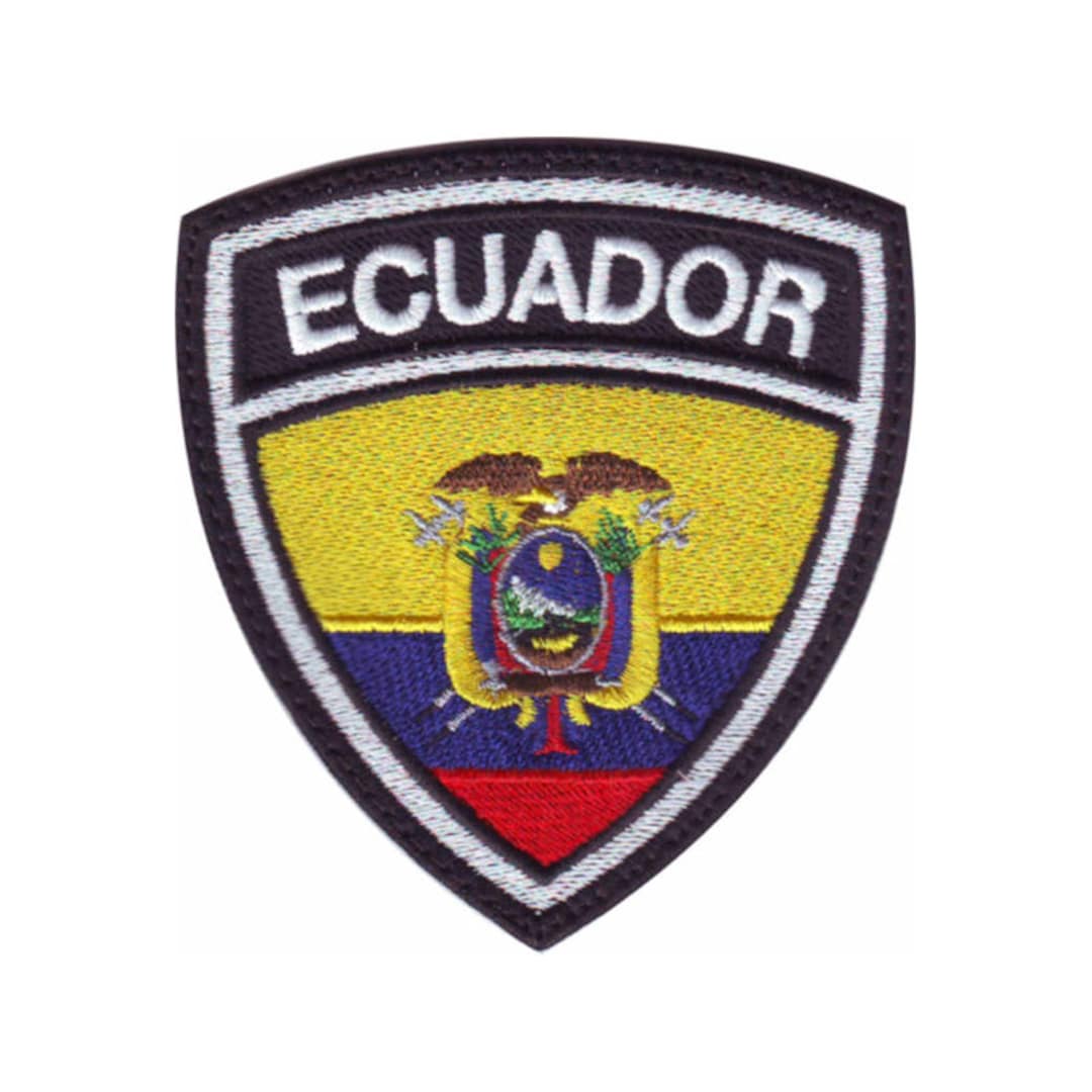 Ecuador Crest Flag Embroidered Patch - Etsy