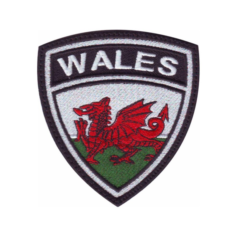 Wales Crest Flag Embroidered Patch - Etsy