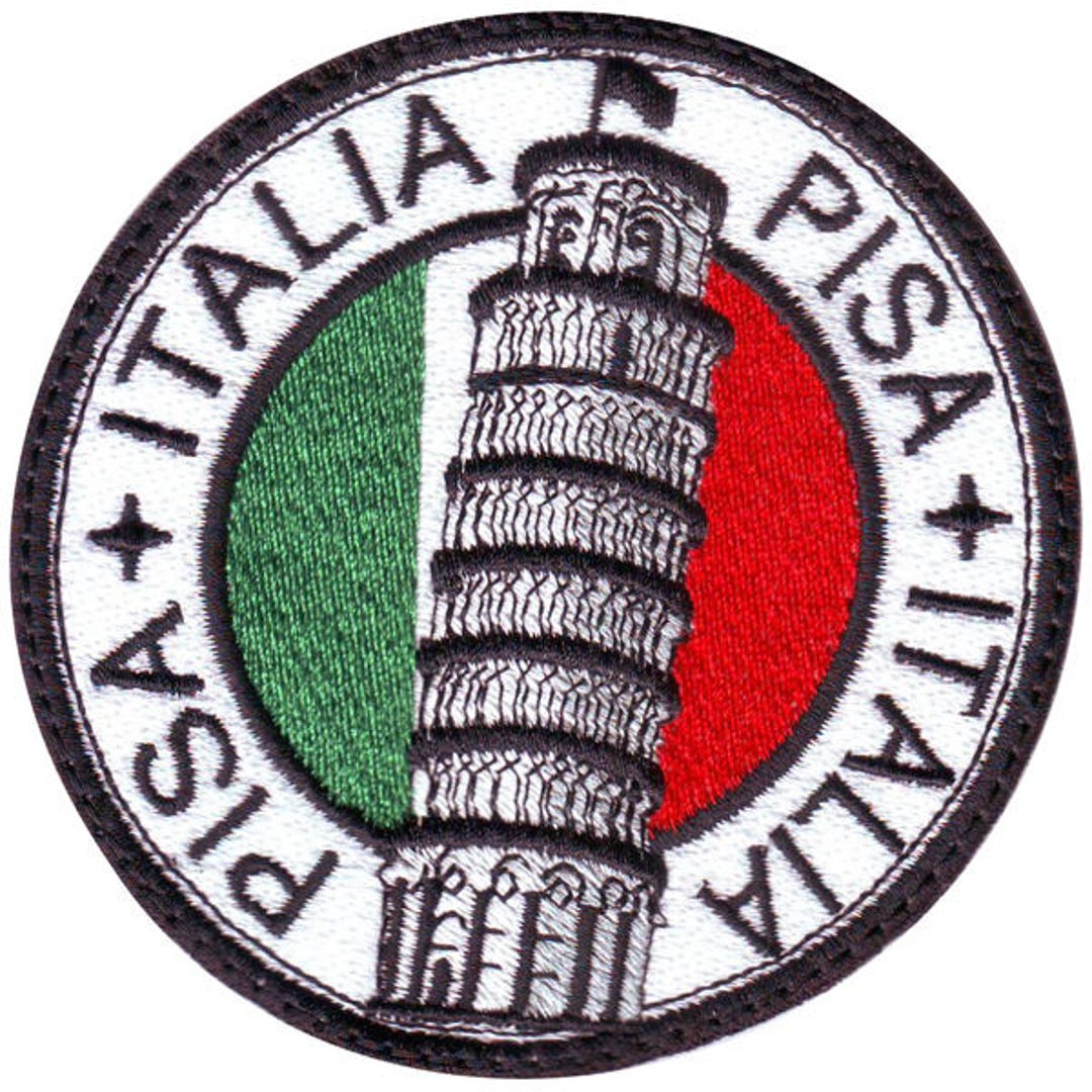 Pisa Italy Embroidered Patch - Etsy