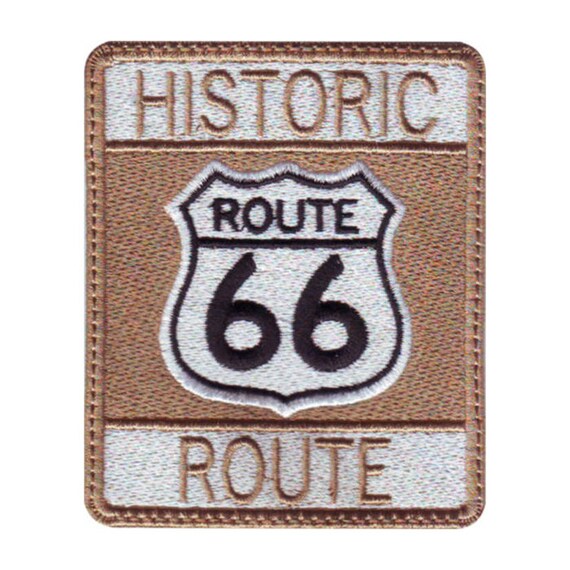 Route 66 A Embroidered Patch | Etsy