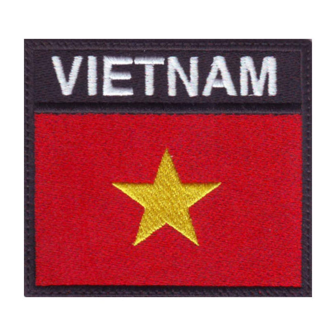 Vietnam Badge Flag Embroidered Patch - Etsy