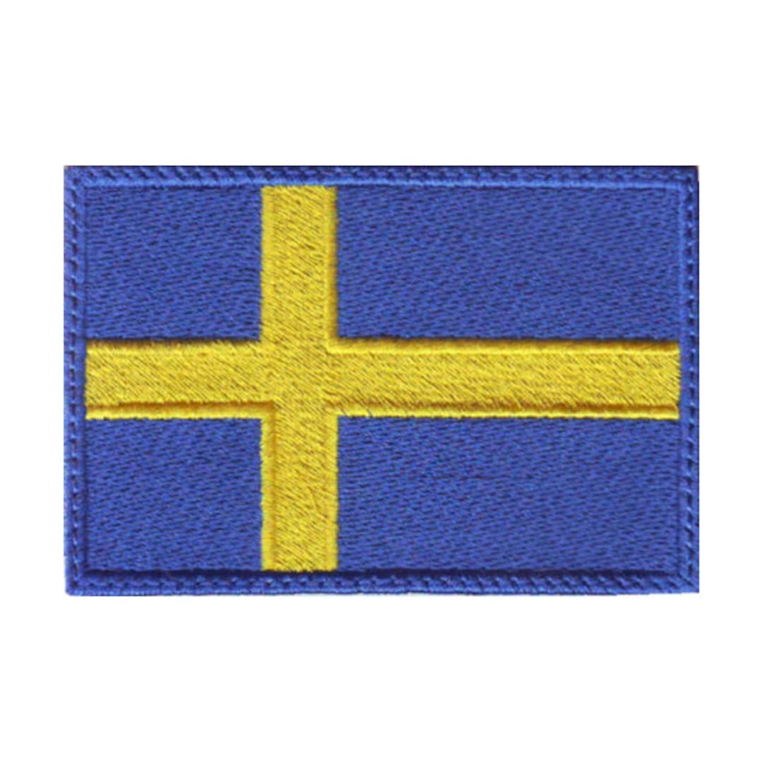 Sweden Flag Embroidered Patch - Etsy