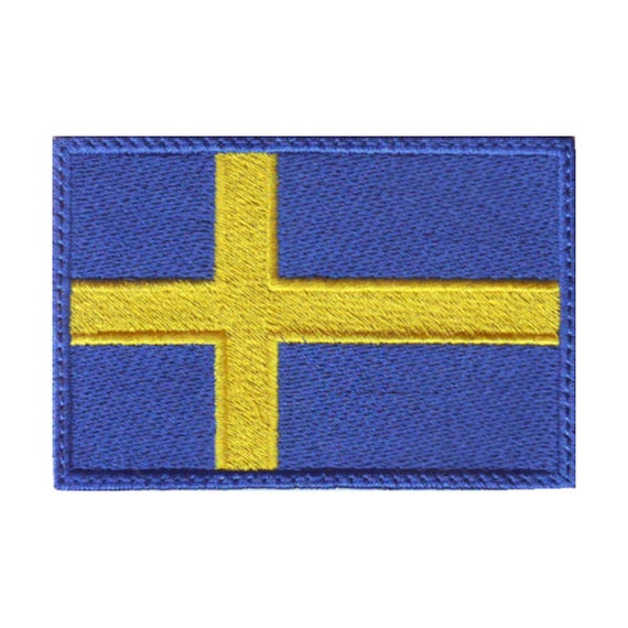 Sweden Flag Embroidered Patch | Etsy