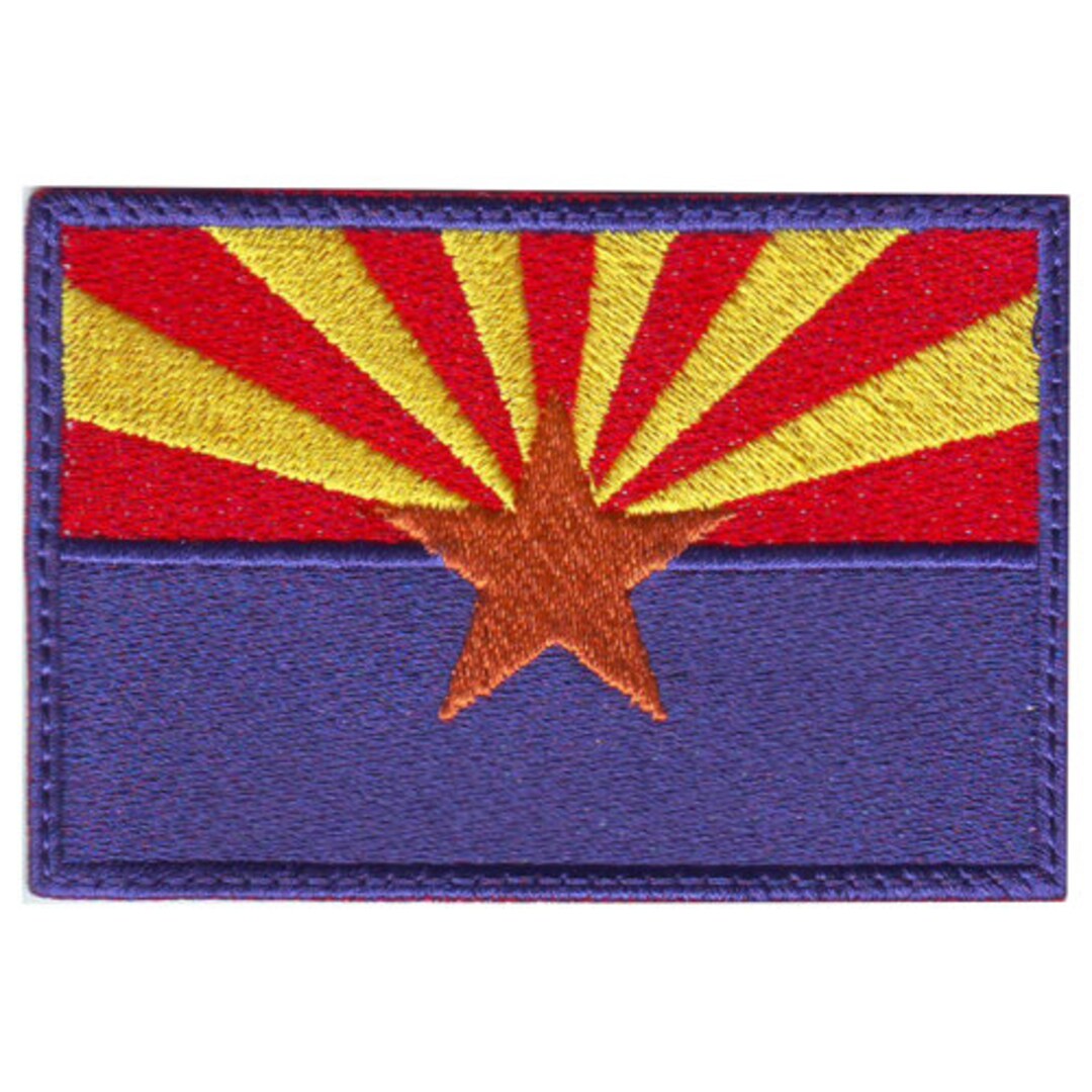 Arizona Flag Embroidered Patch - Etsy