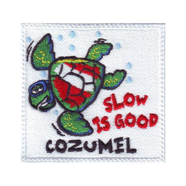 Scuba Cozumel Embroidered Patch - Etsy