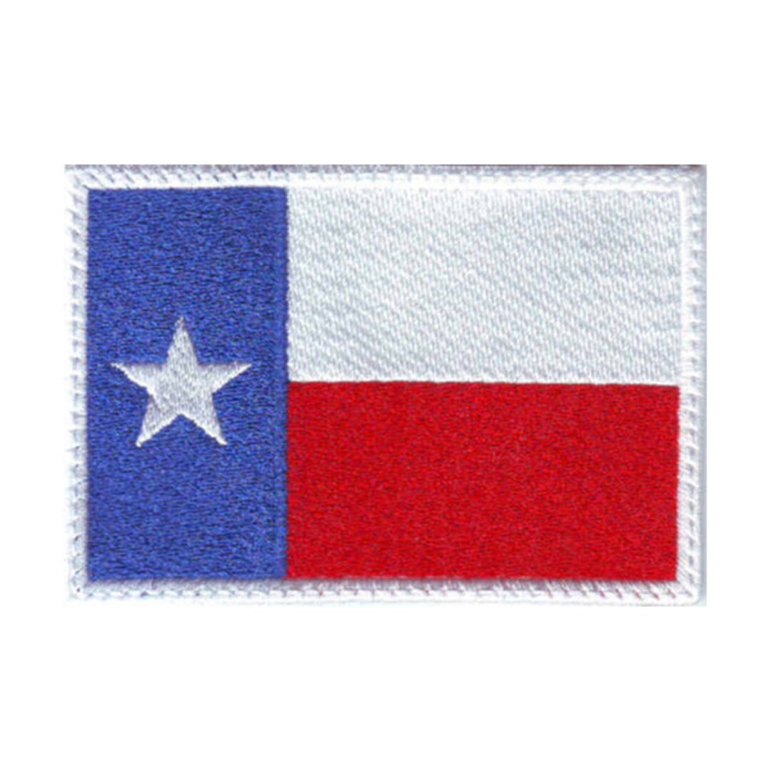 Texas Flag Embroidered Patch - Etsy