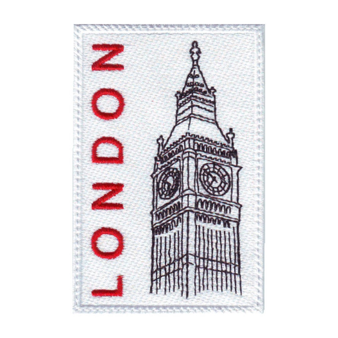 London Big Ben Embroidered Patch - Etsy