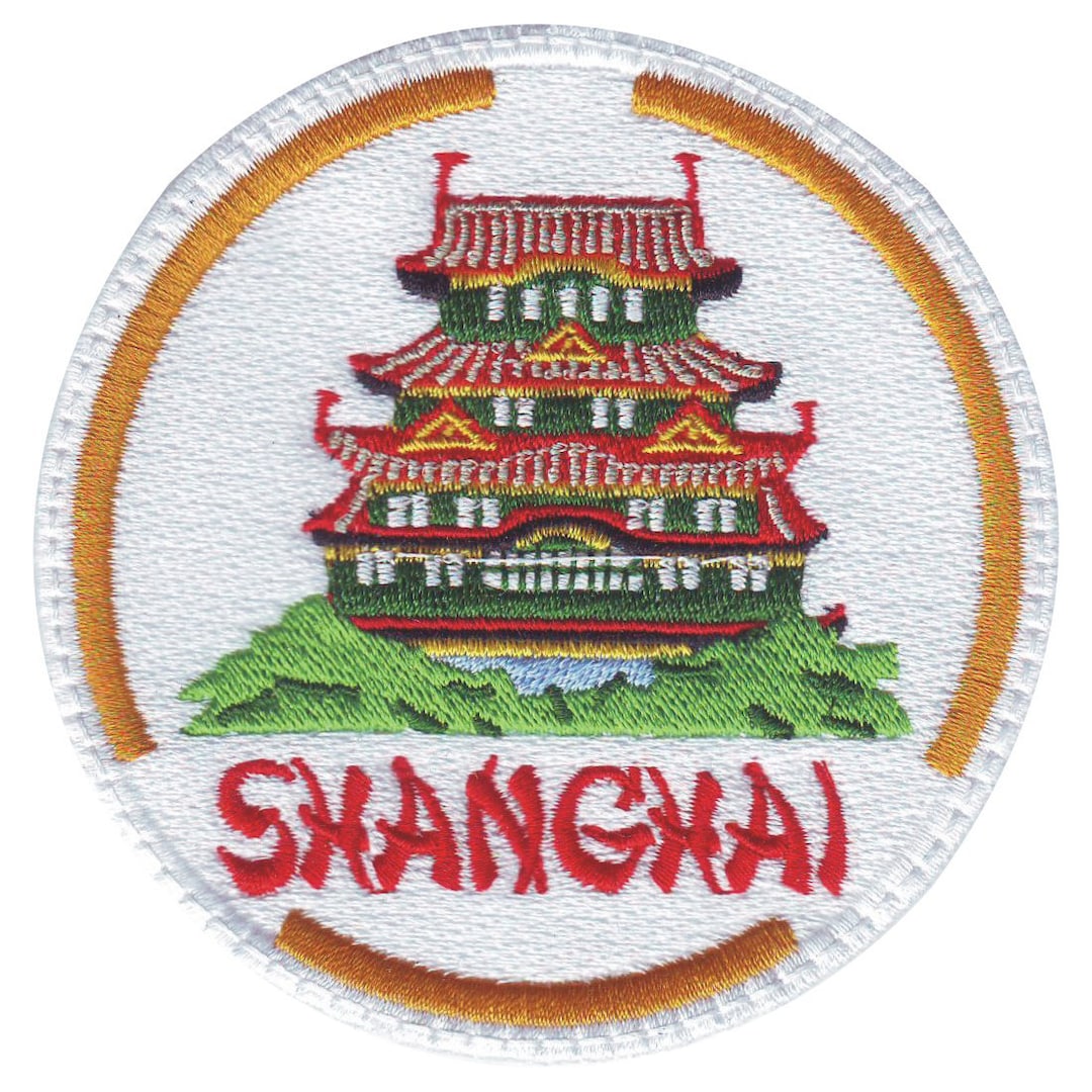 Shanghai Embroidered Patch - Etsy