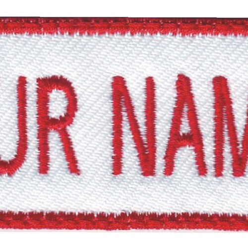 Red Cross Medic Custom Name Text Patch Firs Aid Paramedic Hook - Etsy