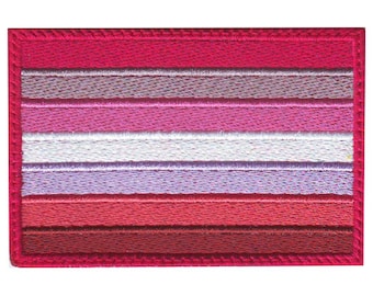 New Lesbian Gay LGBTQ Pride Flag Embroidered Patch | Etsy