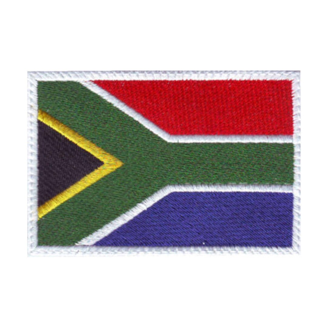 South Africa Flag Embroidered Patch - Etsy