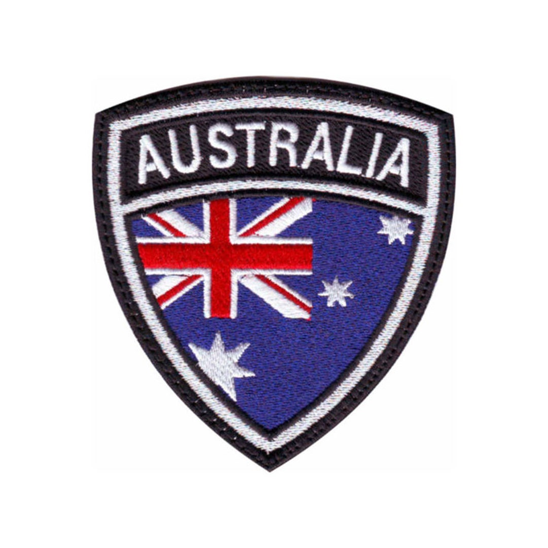 Australia Crest Flag Embroidered Patch - Etsy