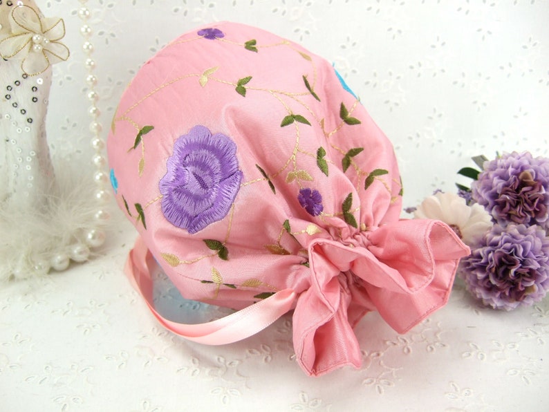 Pompadour Bag, Pink, Romantic, Flowers, Traditional Bag, Dirndl Bag ...