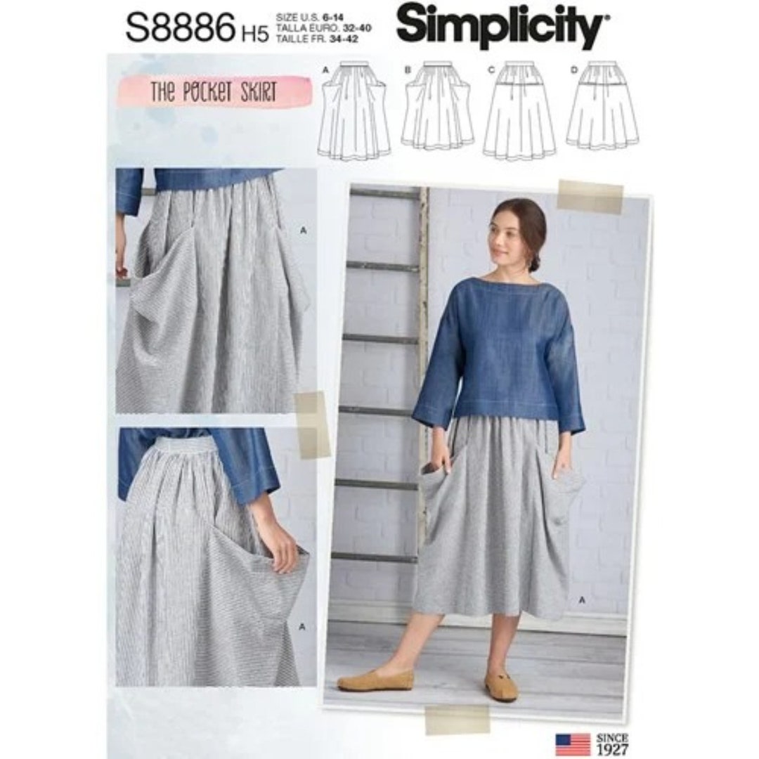 Simplicity S8886, Size H5(6-14) - Etsy