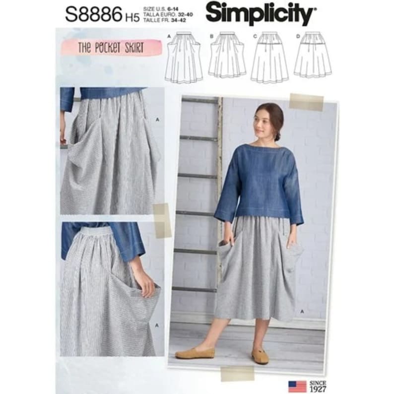 Simplicity S8886, Size H5(6-14) - Etsy