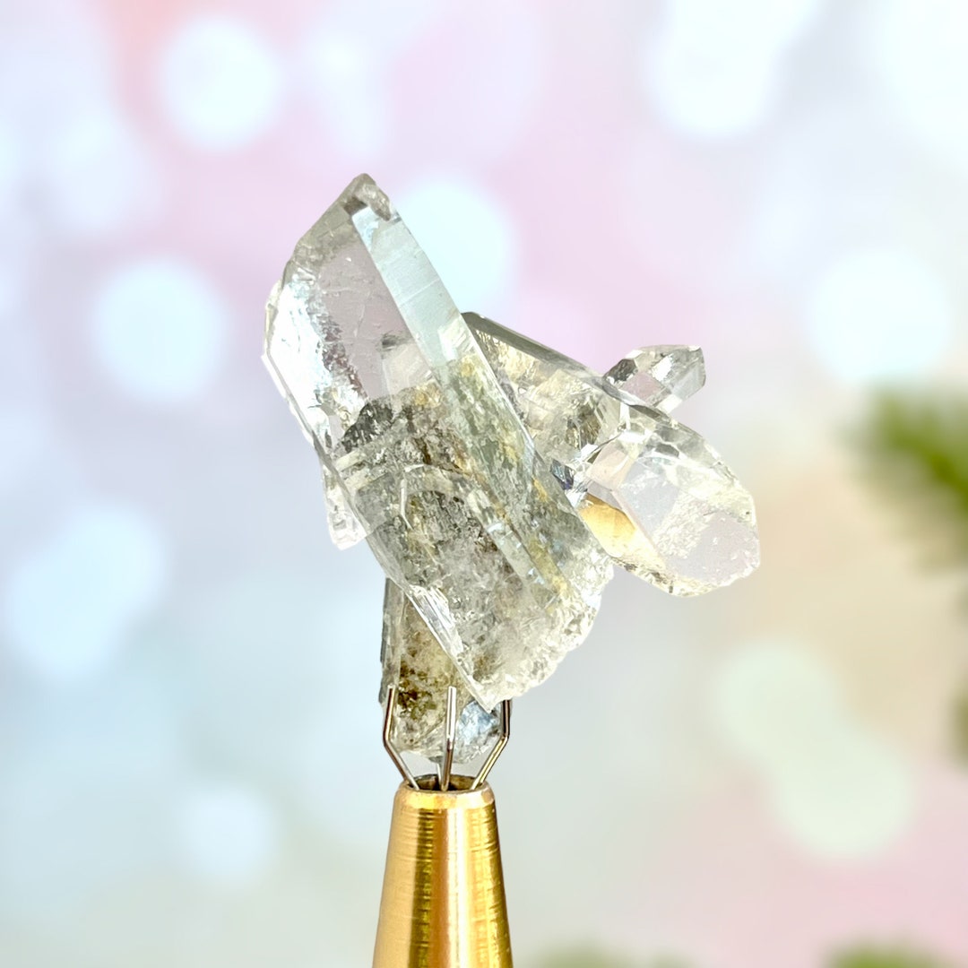 Lodolite Crystal With Rainbows Natural Starbrary Double Terminated ...