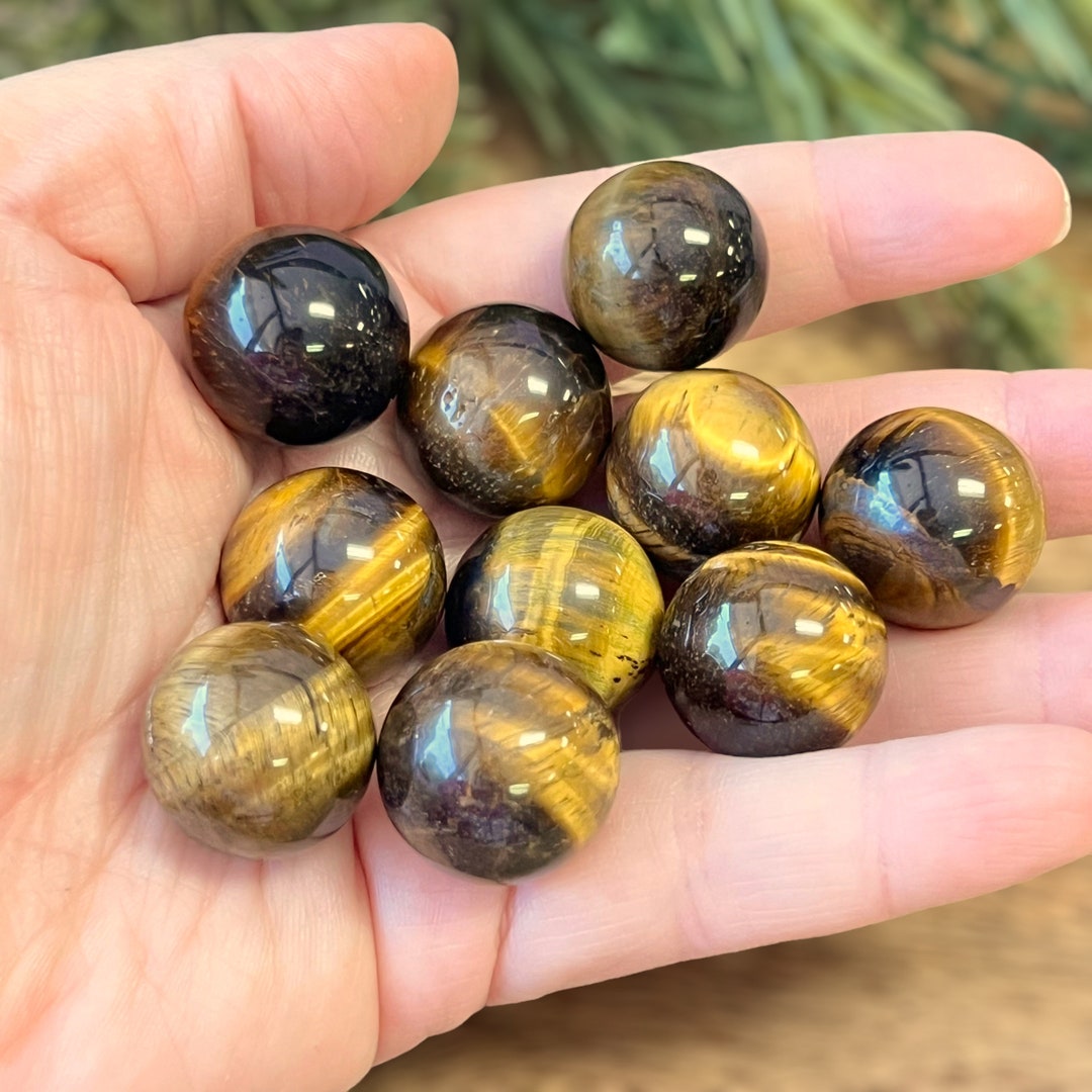 Tigers Eye Crystal Ball Mini Sphere Protection, Strength, & Courage ...